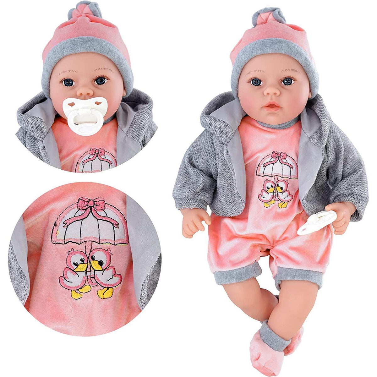 BiBi Doll Baby - Grey (45 cm / 18") by BiBi Doll – BiBi Dolls