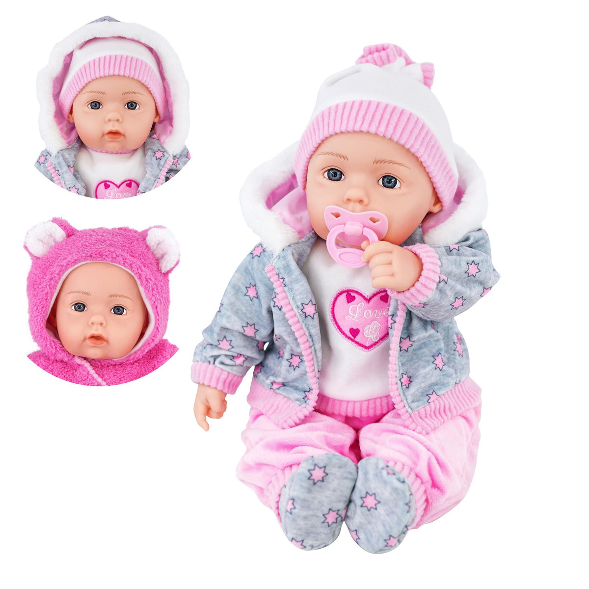 BiBi Doll Baby "Dots" (The Nap Master) (50 cm / 20") by BiBi Doll ...