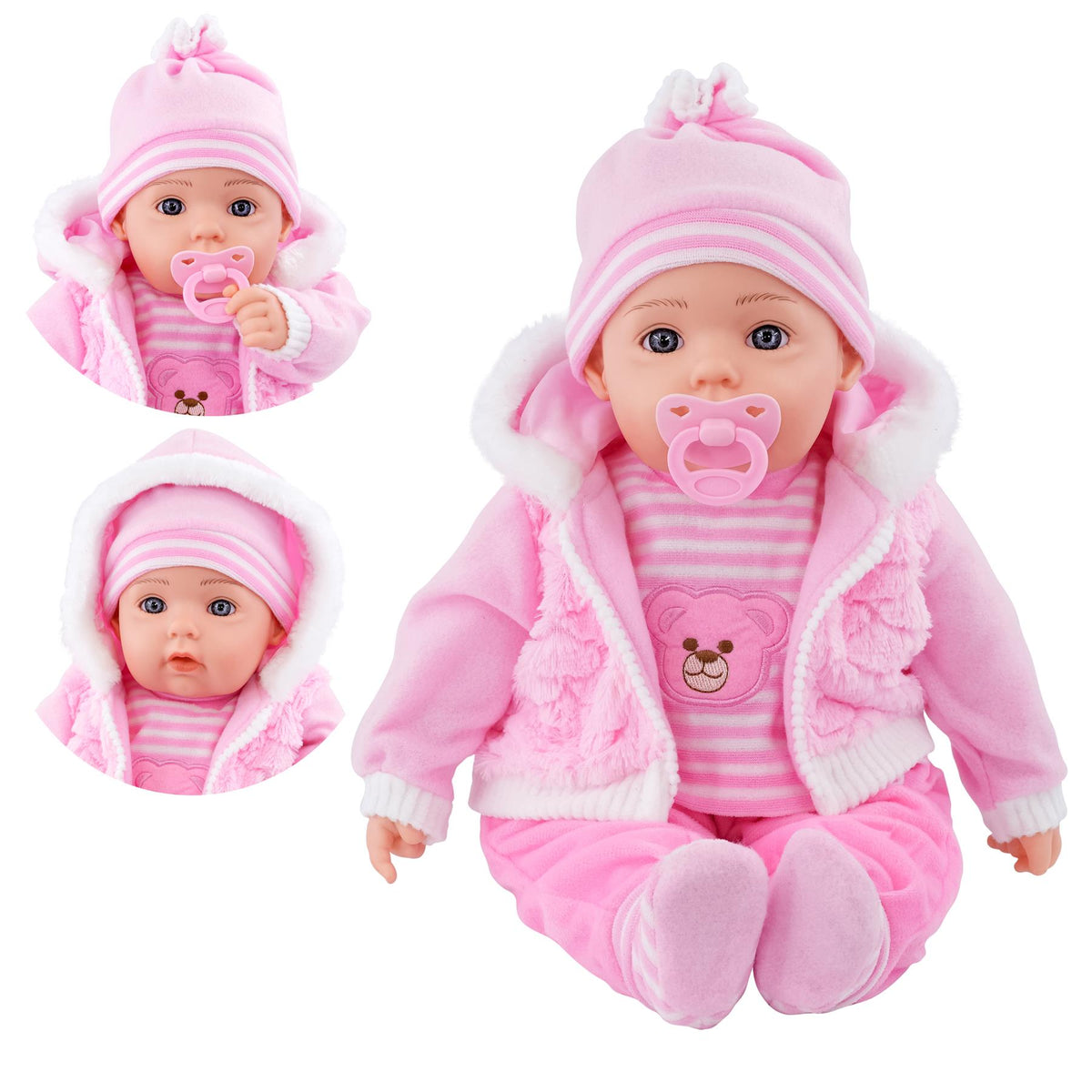 BiBi Doll Baby "Pinky" (Little Bear) (50 cm / 20") by BiBi Doll – BiBi ...